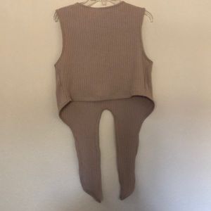 Zara | Tops | Zara Beige Wrap Around Crop Top | Poshmark